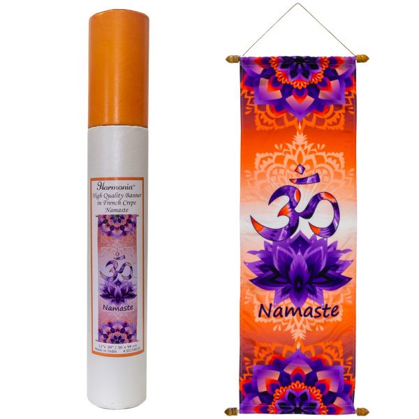 Om Namaste Banner | Infinity Energy Spa & Crystal Shop | Infinity ...
